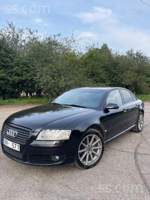 Black Audi A8 2006 in Ogre, with an engine capacity of 3.00 L and mileage of 321 thousand km for 6000 €, photo 4 on AUTOMOTO.COM.LV
