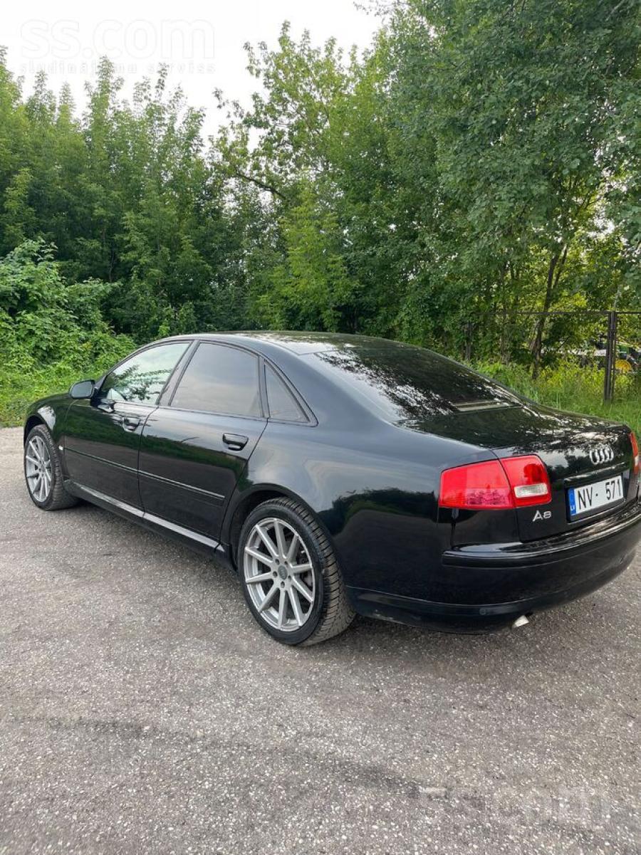 Black Audi A8 2006 in Ogre, with an engine capacity of 3.00 L and mileage of 321 thousand km for 6000 €, photo 6 on AUTOMOTO.COM.LV
