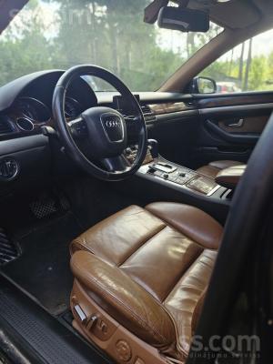 Black Audi A8 2006 in Ogre, with an engine capacity of 3.00 L and mileage of 321 thousand km for 6000 €, photo 8 on AUTOMOTO.COM.LV