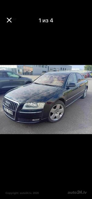 Black Audi A8 2006 in Tallinn, with an engine capacity of 4.10 L and mileage of 401 thousand km for 4800 €, photo  on AUTOMOTO.COM.LV