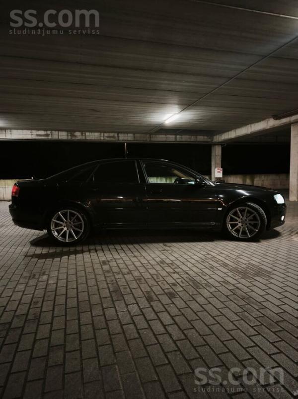 Melns Audi A8 2006 Rīga, ar dzinēja tilpumu 3.00 L un nobraukumu 315 tūkst. km par 5900 €, foto 4 vietnē AUTOMOTO.COM.LV