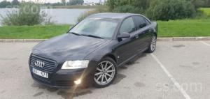 Melns Audi A8 2006 Rīga, ar dzinēja tilpumu 3.00 L un nobraukumu 315 tūkst. km par 5900 €, foto  vietnē AUTOMOTO.COM.LV