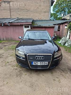 Black Audi A8 2006 in Riga, with an engine capacity of 3.00 L and mileage of 190 thousand km for 6080 €, photo 5 on AUTOMOTO.COM.LV