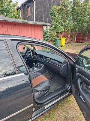 Black Audi A8 2006 in Riga, with an engine capacity of 3.00 L and mileage of 190 thousand km for 6080 €, photo 7 on AUTOMOTO.COM.LV