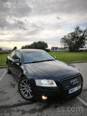 Black Audi A8 2006 in Riga, with an engine capacity of 3.00 L and mileage of 326 thousand km for 4999 €, photo  on AUTOMOTO.COM.LV