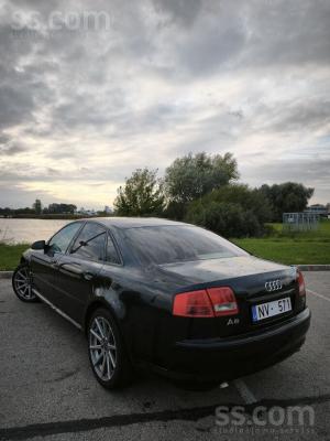 Melns Audi A8 2006 Rīga, ar dzinēja tilpumu 3.00 L un nobraukumu 326 tūkst. km par 4999 €, foto 4 vietnē AUTOMOTO.COM.LV