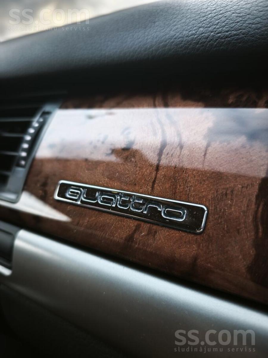 Melns Audi A8 2006 Rīga, ar dzinēja tilpumu 3.00 L un nobraukumu 326 tūkst. km par 4999 €, foto 11 vietnē AUTOMOTO.COM.LV