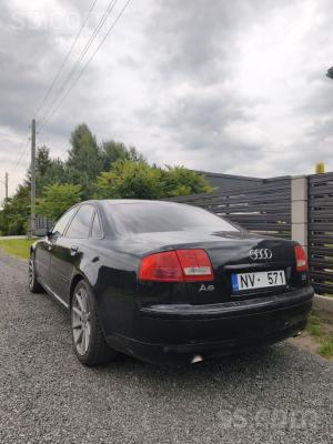 Melns Audi A8 2006 Rīga, ar dzinēja tilpumu 3.00 L un nobraukumu 326 tūkst. km par 4999 €, foto 21 vietnē AUTOMOTO.COM.LV