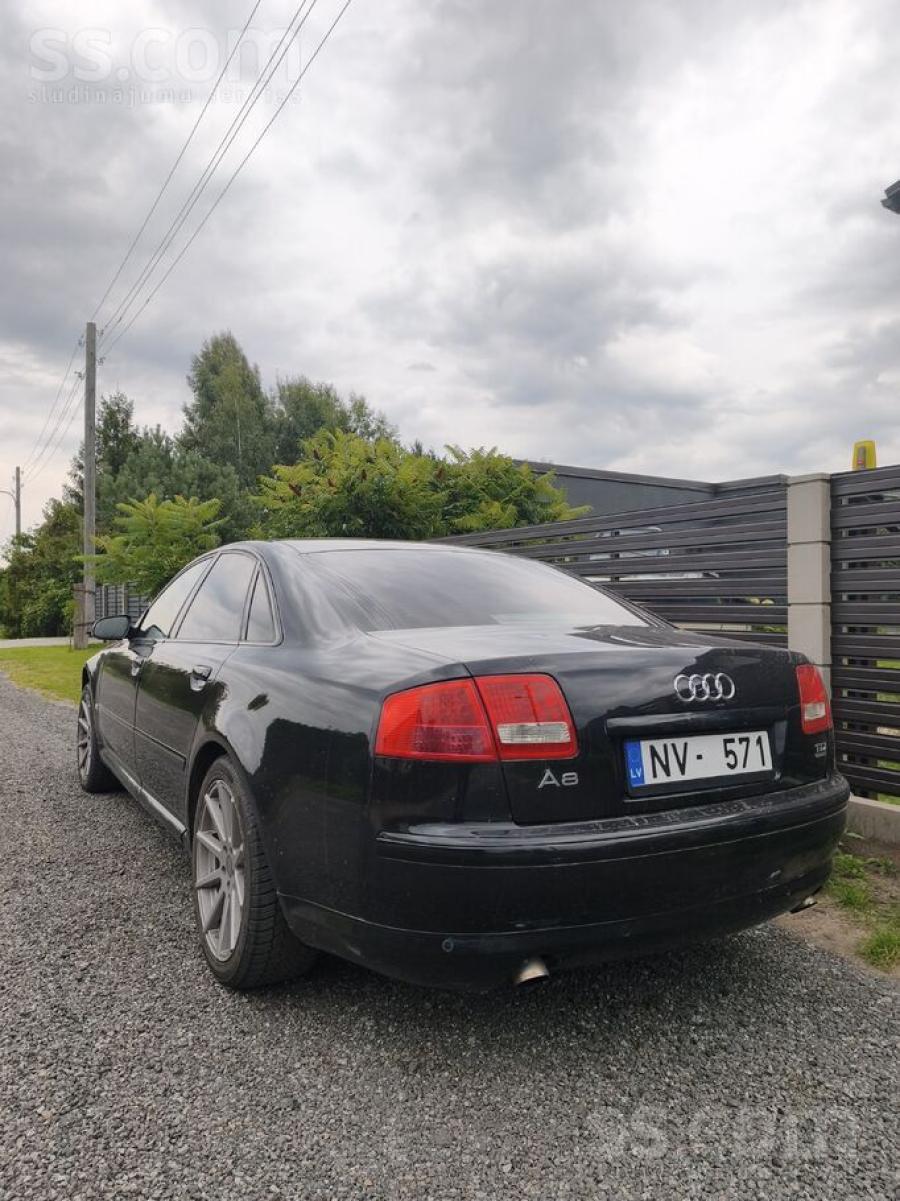 Melns Audi A8 2006 Rīga, ar dzinēja tilpumu 3.00 L un nobraukumu 326 tūkst. km par 4999 €, foto 21 vietnē AUTOMOTO.COM.LV