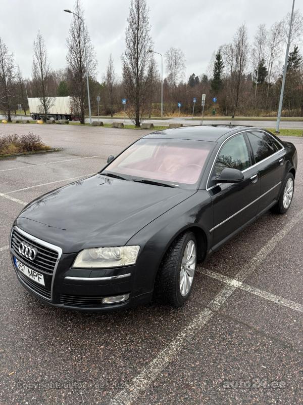 Black Audi A8 2007 in Tallinn, with an engine capacity of 3.00 L and mileage of 360 thousand km for 4000 €, photo 1 on AUTOMOTO.COM.LV