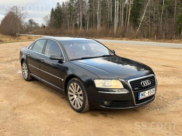 Melns Audi A8 2007 Liepāja, ar dzinēja tilpumu 4.00 L un nobraukumu 239 tūkst. km par 4650 €, foto 1 vietnē AUTOMOTO.COM.LV