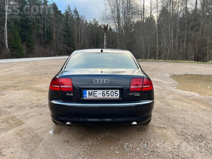 Melns Audi A8 2007 Liepāja, ar dzinēja tilpumu 4.00 L un nobraukumu 239 tūkst. km par 4650 €, foto 7 vietnē AUTOMOTO.COM.LV