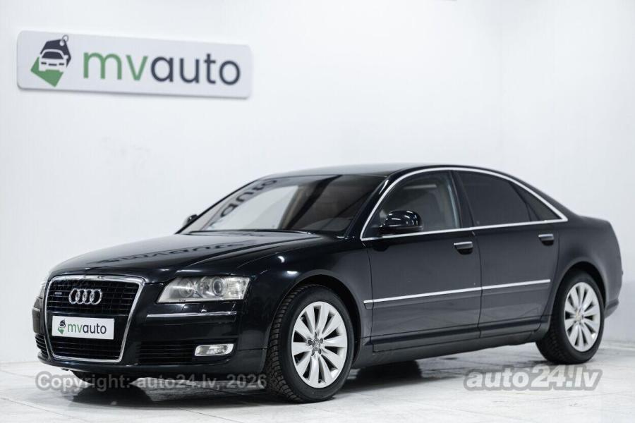 Melns Audi A8 2007 Tallina, ar dzinēja tilpumu 3.00 L un nobraukumu 362 tūkst. km par 6500 €, foto 1 vietnē AUTOMOTO.COM.LV