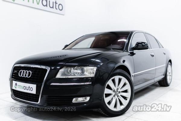 Black Audi A8 2007 in Tallinn, with an engine capacity of 3.00 L and mileage of 362 thousand km for 6500 €, photo 5 on AUTOMOTO.COM.LV