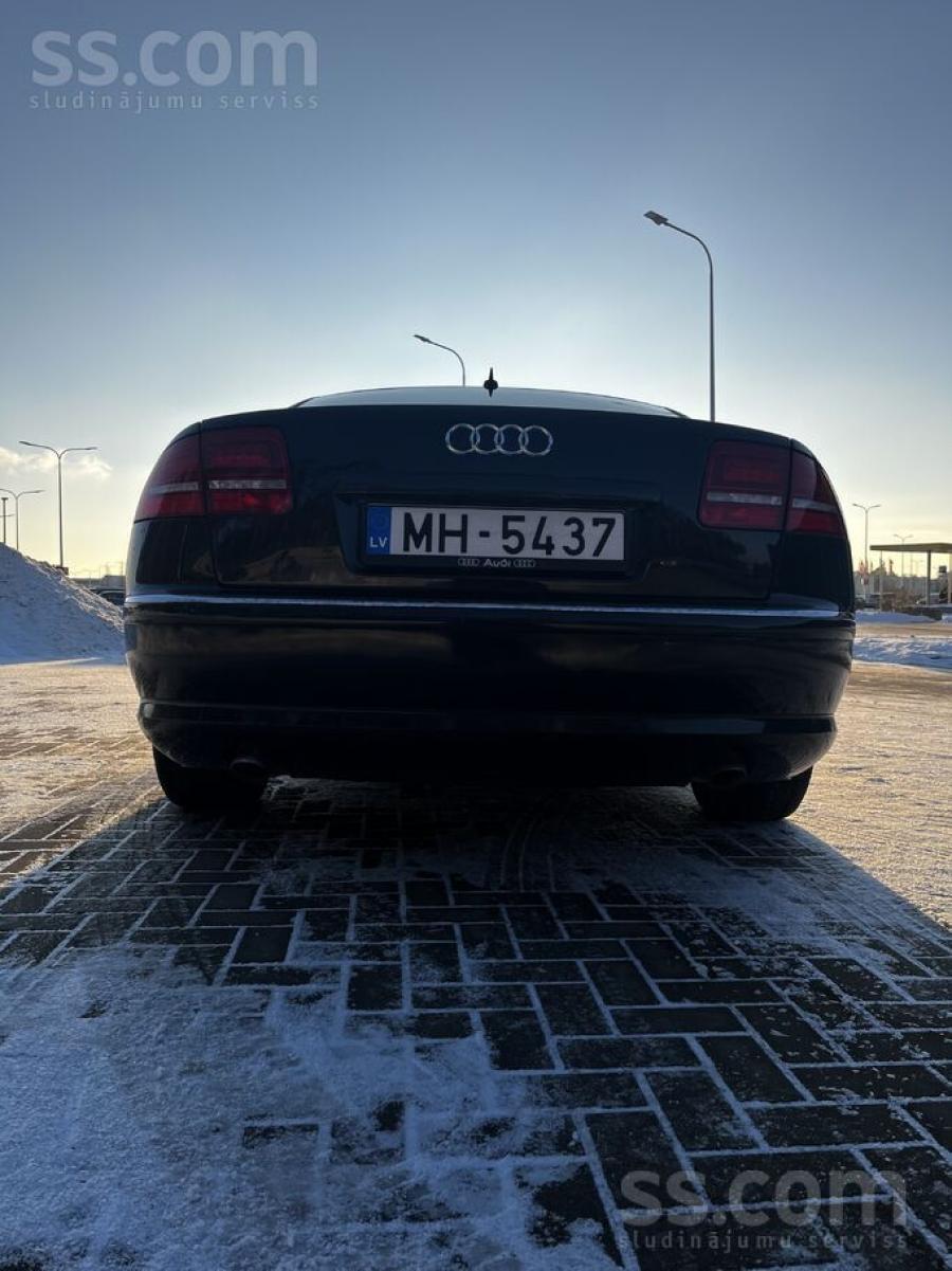 Melns Audi A8 2007 Rīga, ar dzinēja tilpumu 3.00 L un nobraukumu 355 tūkst. km par 6500 €, foto 4 vietnē AUTOMOTO.COM.LV