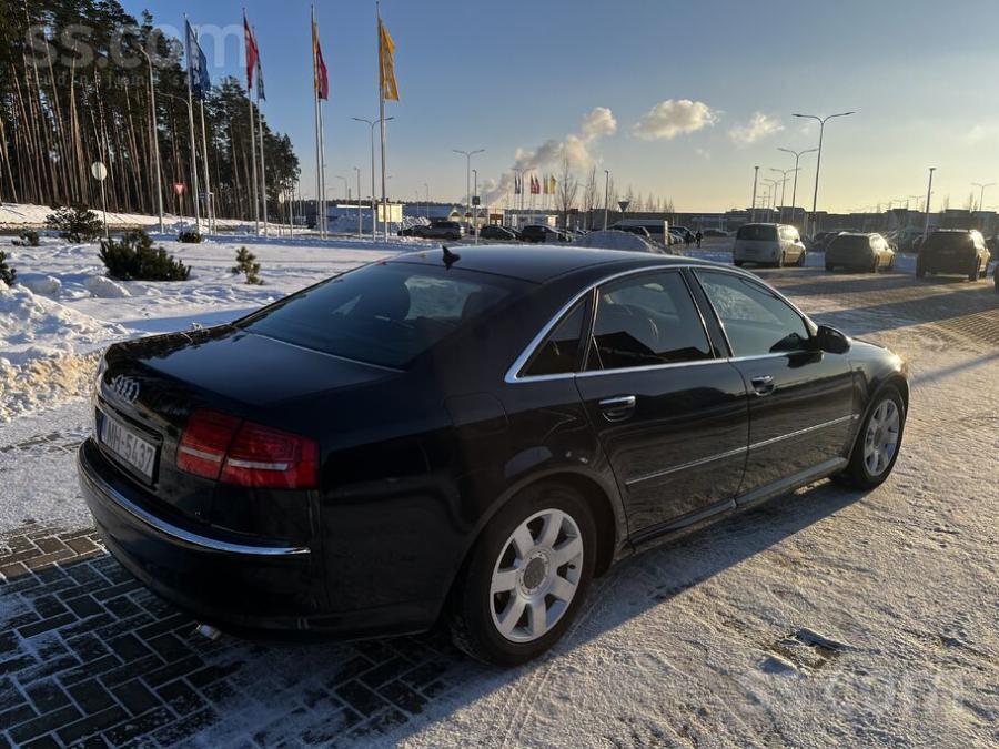 Melns Audi A8 2007 Rīga, ar dzinēja tilpumu 3.00 L un nobraukumu 355 tūkst. km par 6500 €, foto 5 vietnē AUTOMOTO.COM.LV