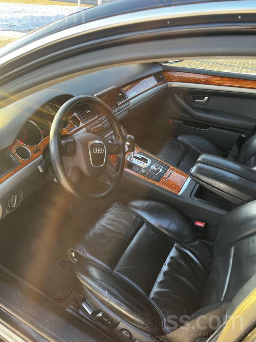 Melns Audi A8 2007 Rīga, ar dzinēja tilpumu 3.00 L un nobraukumu 355 tūkst. km par 6500 €, foto 11 vietnē AUTOMOTO.COM.LV