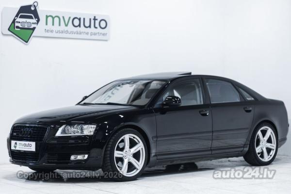 Black Audi A8 2007 in Tallinn, with an engine capacity of 3.00 L and mileage of 250 thousand km for 7990 €, photo 1 on AUTOMOTO.COM.LV
