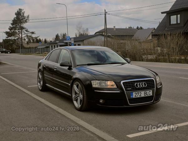 Черный Ауди А8 2007 в Таллин, объемом двигателя 4.20 л и пробегом 424 тыс. км за 7899 €, фото 1 на AUTOMOTO.COM.LV