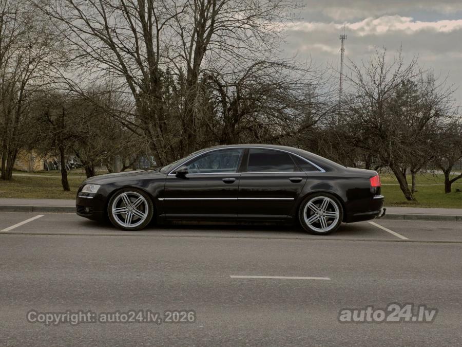 Melns Audi A8 2007 Tallina, ar dzinēja tilpumu 4.20 L un nobraukumu 424 tūkst. km par 7899 €, foto 4 vietnē AUTOMOTO.COM.LV