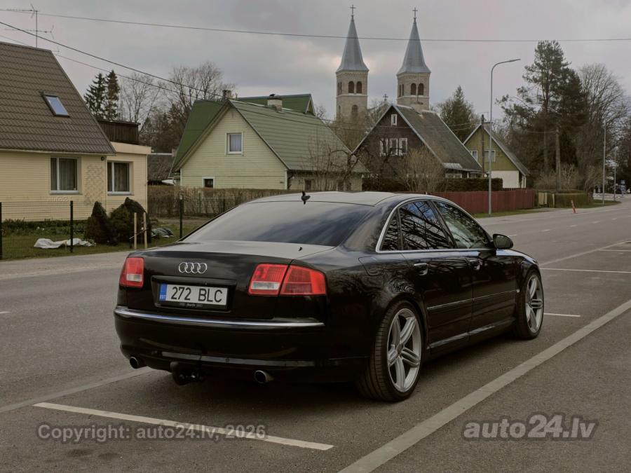 Melns Audi A8 2007 Tallina, ar dzinēja tilpumu 4.20 L un nobraukumu 424 tūkst. km par 7899 €, foto 6 vietnē AUTOMOTO.COM.LV