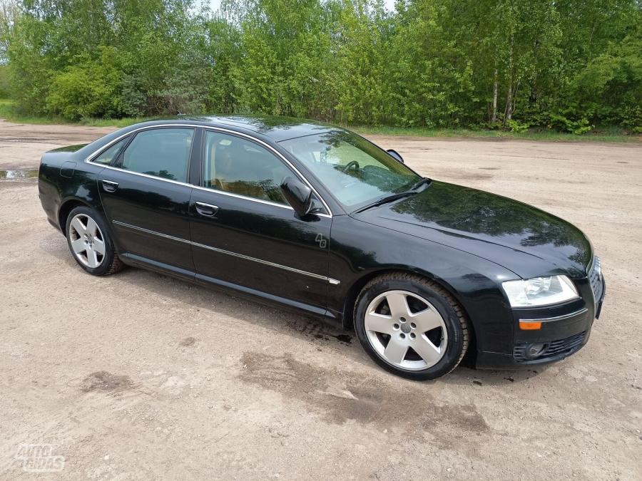 Black Audi A8 2007 in Naujoji Akmene, with an engine capacity of 4.20 L and mileage of 350 thousand km for 3500 €, photo 4 on AUTOMOTO.COM.LV