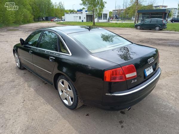 Melns Audi A8 2007 Naujoji Akmenė, ar dzinēja tilpumu 4.20 L un nobraukumu 350 tūkst. km par 3500 €, foto 6 vietnē AUTOMOTO.COM.LV