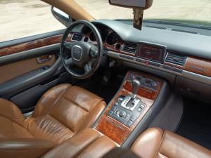 Black Audi A8 2007 in Naujoji Akmene, with an engine capacity of 4.20 L and mileage of 350 thousand km for 3500 €, photo 13 on AUTOMOTO.COM.LV