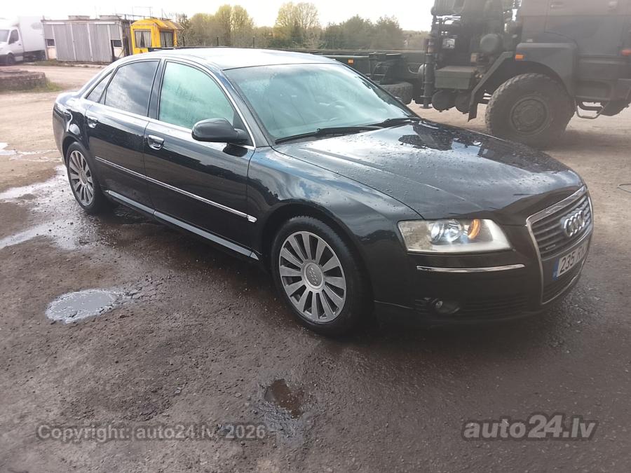Black Audi A8 2007 in Tapa, with an engine capacity of 3.00 L and mileage of 411 thousand km for 3999 €, photo 1 on AUTOMOTO.COM.LV