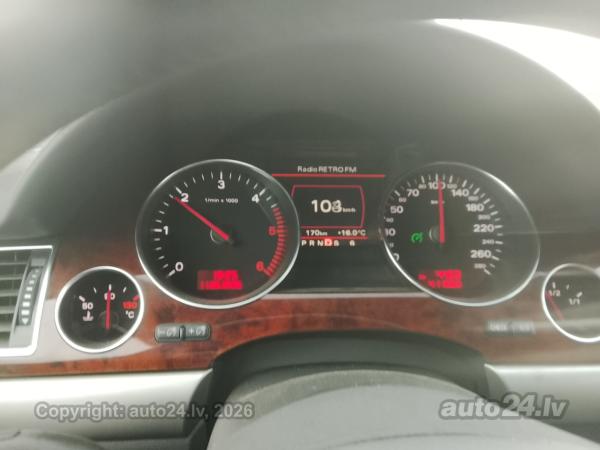 Черный Ауди А8 2007 в Тапа, объемом двигателя 3.00 л и пробегом 411 тыс. км за 3999 €, фото 8 на AUTOMOTO.COM.LV