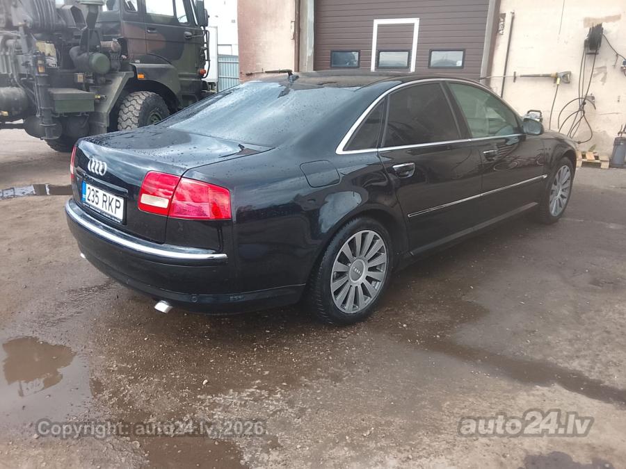 Black Audi A8 2007 in Tapa, with an engine capacity of 3.00 L and mileage of 411 thousand km for 3999 €, photo 10 on AUTOMOTO.COM.LV