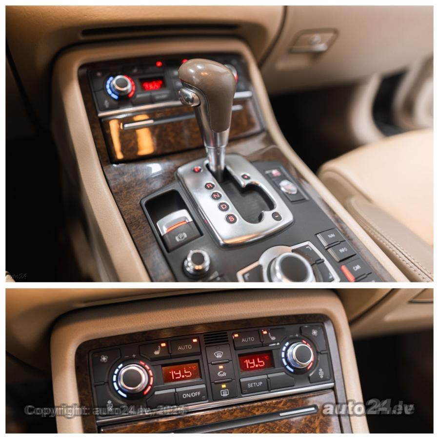 Black Audi A8 2007 in Tallinn, with an engine capacity of 3.00 L and mileage of 250 thousand km for 7990 €, photo 26 on AUTOMOTO.COM.LV