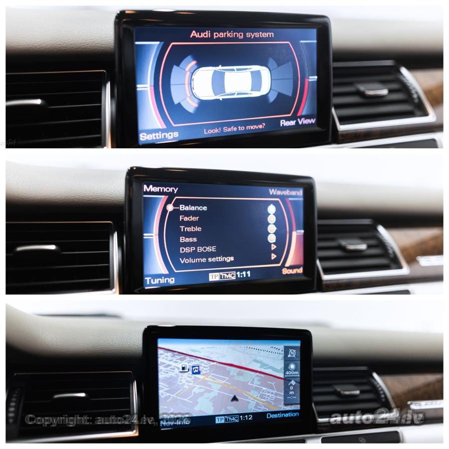 Black Audi A8 2007 in Tallinn, with an engine capacity of 3.00 L and mileage of 250 thousand km for 7990 €, photo 30 on AUTOMOTO.COM.LV