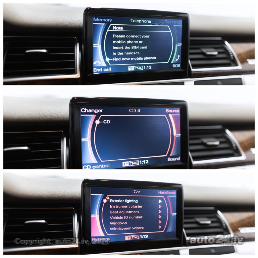Black Audi A8 2007 in Tallinn, with an engine capacity of 3.00 L and mileage of 250 thousand km for 7990 €, photo 31 on AUTOMOTO.COM.LV