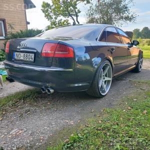 Black Audi A8 2007 in Cesis, with an engine capacity of 4.20 L and mileage of 315 thousand km for 7666 €, photo 7 on AUTOMOTO.COM.LV