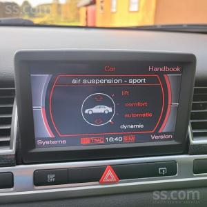 Black Audi A8 2007 in Cesis, with an engine capacity of 4.20 L and mileage of 315 thousand km for 7666 €, photo 9 on AUTOMOTO.COM.LV
