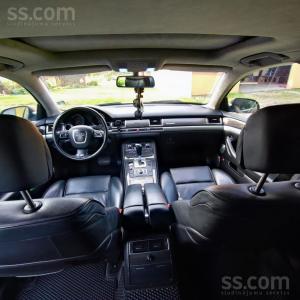 Black Audi A8 2007 in Cesis, with an engine capacity of 4.20 L and mileage of 315 thousand km for 7666 €, photo 16 on AUTOMOTO.COM.LV