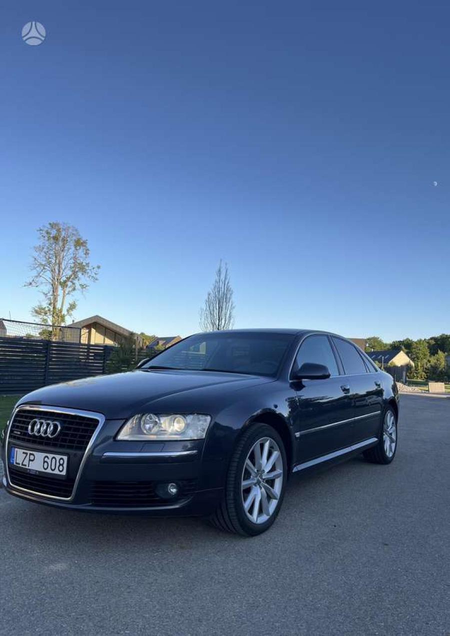 Melns Audi A8 2007 Klaipėda, ar dzinēja tilpumu 3.00 L un nobraukumu 324 tūkst. km par 4650 €, foto 1 vietnē AUTOMOTO.COM.LV