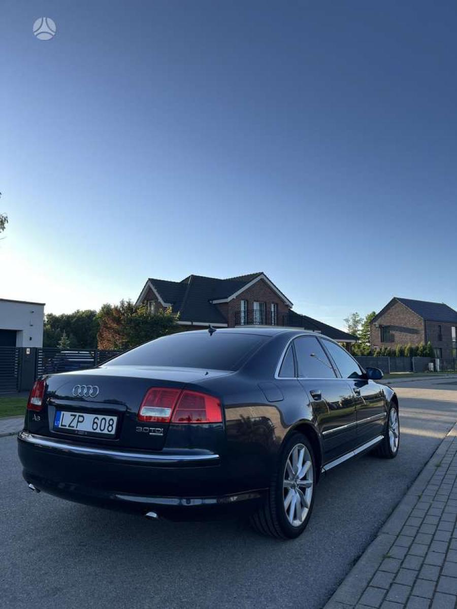 Melns Audi A8 2007 Klaipėda, ar dzinēja tilpumu 3.00 L un nobraukumu 324 tūkst. km par 4650 €, foto 5 vietnē AUTOMOTO.COM.LV