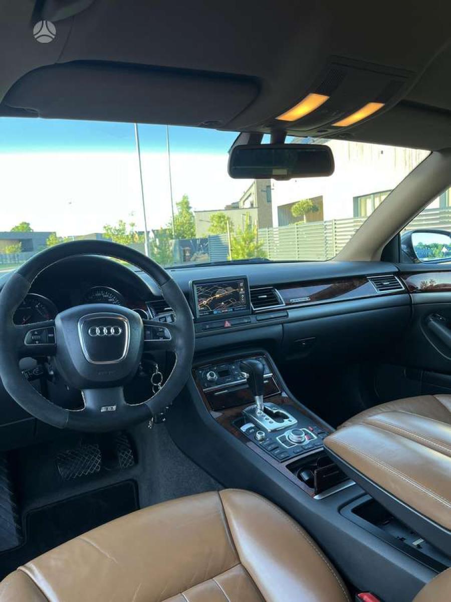 Melns Audi A8 2007 Klaipėda, ar dzinēja tilpumu 3.00 L un nobraukumu 324 tūkst. km par 4650 €, foto 8 vietnē AUTOMOTO.COM.LV