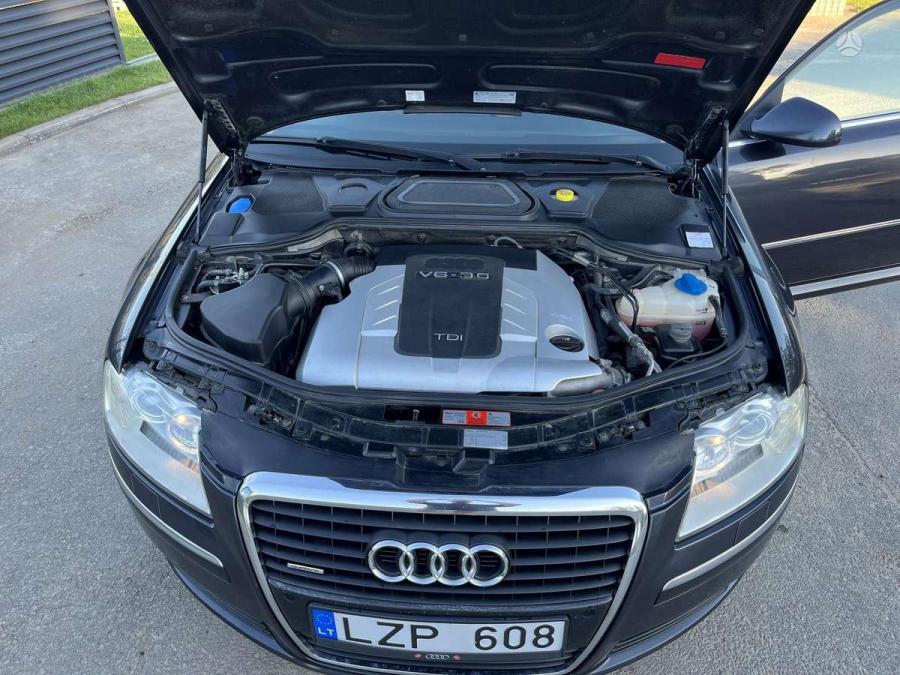 Melns Audi A8 2007 Klaipėda, ar dzinēja tilpumu 3.00 L un nobraukumu 324 tūkst. km par 4650 €, foto 15 vietnē AUTOMOTO.COM.LV