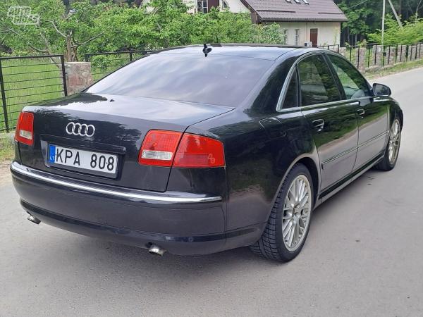 Black Audi A8 2007 in Klaipeda, with an engine capacity of 4.20 L and mileage of 422 thousand km for 2750 €, photo 4 on AUTOMOTO.COM.LV