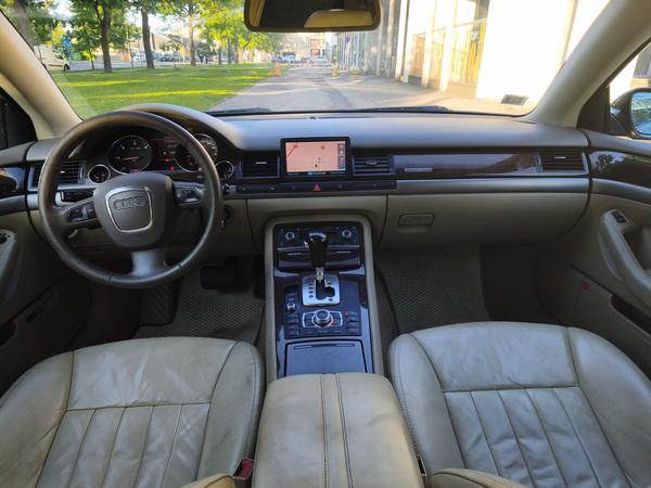 Melns Audi A8 2007 Pērnava, ar dzinēja tilpumu 3.00 L un nobraukumu 374 tūkst. km par 4500 €, foto 6 vietnē AUTOMOTO.COM.LV