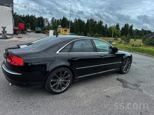 Черный Ауди А8 2007 в Рига, объемом двигателя 3.00 л и пробегом 577 тыс. км за 3750 €, фото  на AUTOMOTO.COM.LV