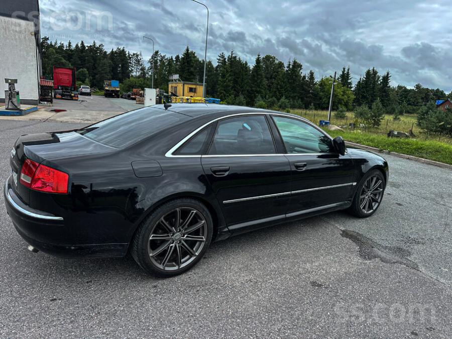 Черный Ауди А8 2007 в Рига, объемом двигателя 3.00 л и пробегом 577 тыс. км за 3750 €, фото 1 на AUTOMOTO.COM.LV