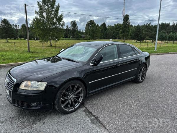 Black Audi A8 2007 in Riga, with an engine capacity of 3.00 L and mileage of 577 thousand km for 3750 €, photo 4 on AUTOMOTO.COM.LV