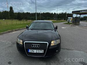 Черный Ауди А8 2007 в Рига, объемом двигателя 3.00 л и пробегом 577 тыс. км за 3750 €, фото 6 на AUTOMOTO.COM.LV