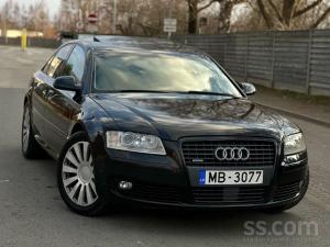 Black Audi A8 2007 in Jelgava, with an engine capacity of 3.00 L and mileage of 0 thousand km for 5950 €, photo  on AUTOMOTO.COM.LV