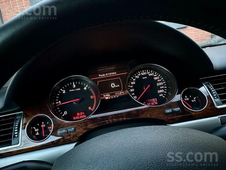 Черный Ауди А8 2007 в Елгава, объемом двигателя 3.00 л и пробегом 0 тыс. км за 5950 €, фото 24 на AUTOMOTO.COM.LV
