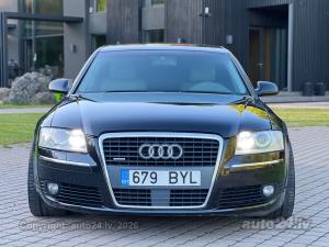 Black Audi A8 2007 in Tallinn, with an engine capacity of 4.10 L and mileage of 395 thousand km for 3885 €, photo 4 on AUTOMOTO.COM.LV